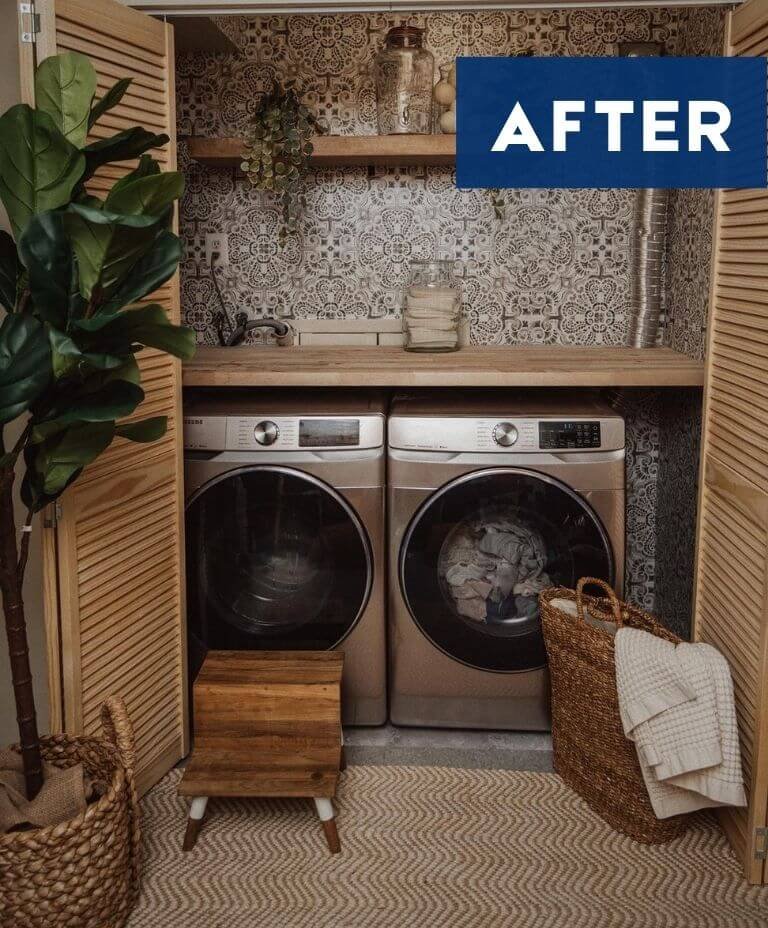 The 25 Best Laundry Room Makeovers You’ll See By Top Designers (Before ...