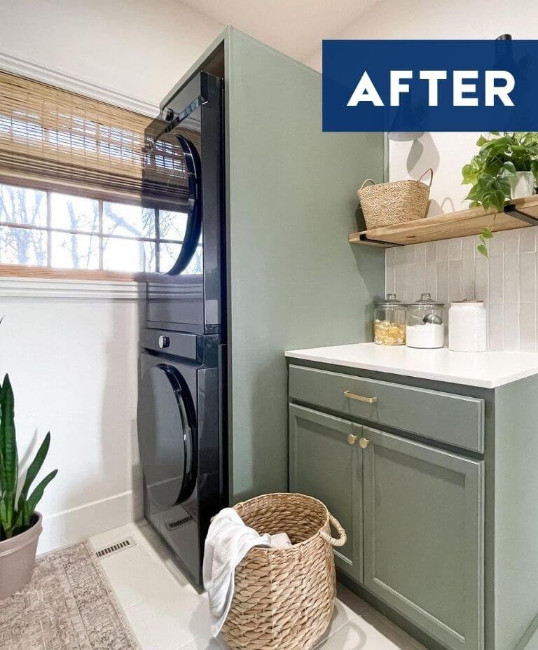 The 25 Best Laundry Room Makeovers You’ll See By Top Designers (Before ...