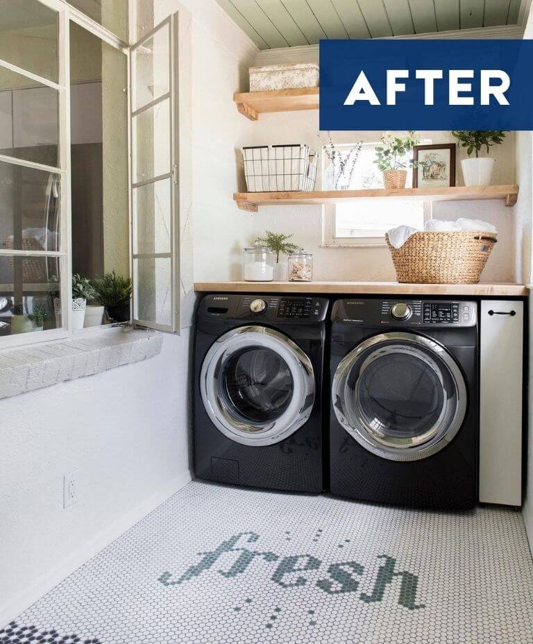 The 25 Best Laundry Room Makeovers You’ll See By Top Designers (Before ...