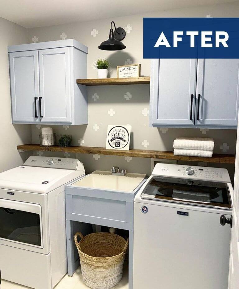 The 25 Best Laundry Room Makeovers You’ll See By Top Designers (Before ...