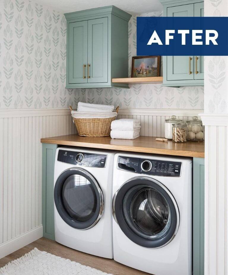 The 25 Best Laundry Room Makeovers You’ll See By Top Designers (Before ...